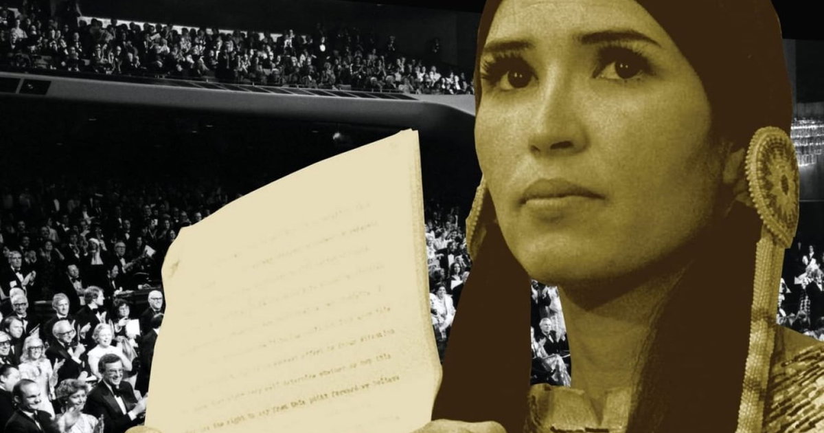 Actrice Sacheen Littlefeather die namens Marlon Brando Oscar weigerde ...